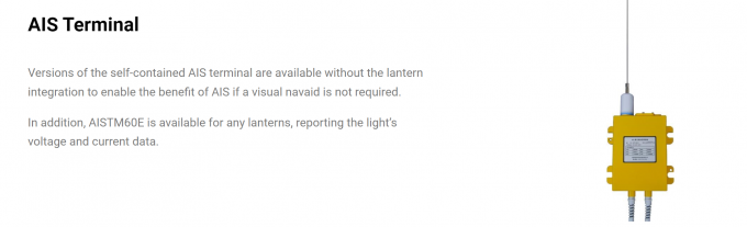 AIS60 Red LED AIS Light Transponder Radar Marine LED Lanterns