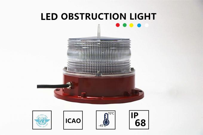 RED Flashing Tower Obstruction Light IP68 FAA Tower Lighting