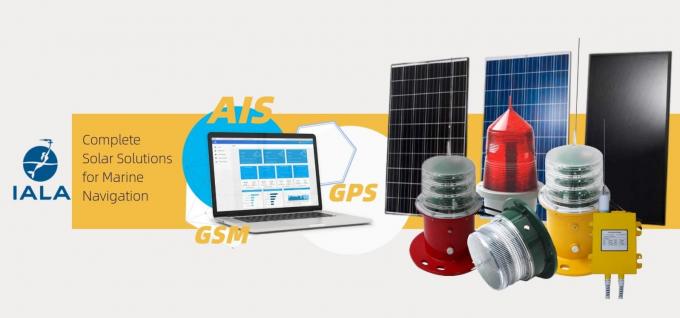 IP68 Solar Powered Systems Anti UV For Navigation Aids
